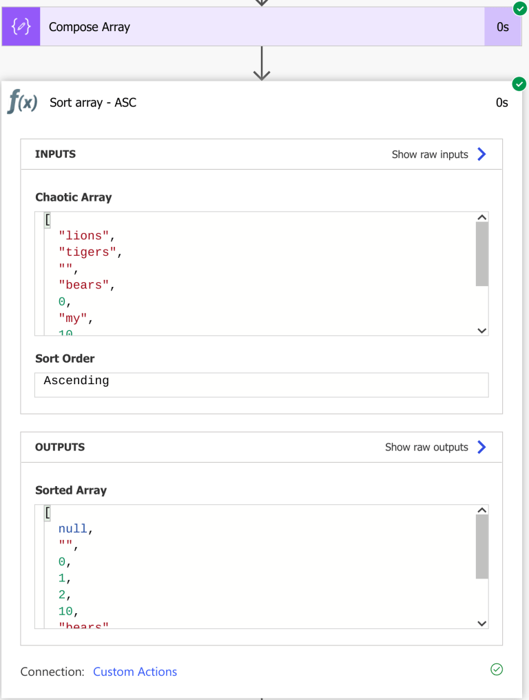 Sort Array in Power Automate, Using Custom Code Connector – Steelcut Bytes