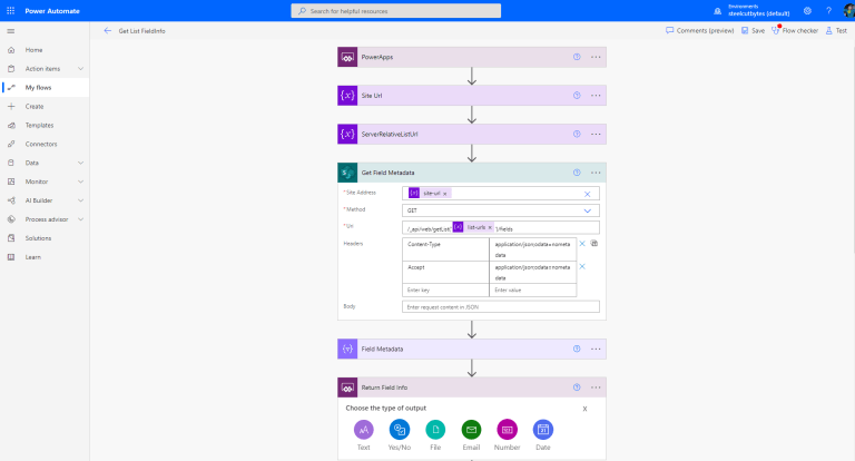 Easily Collect Array Data in PowerApps from a Flow – Steelcut Bytes