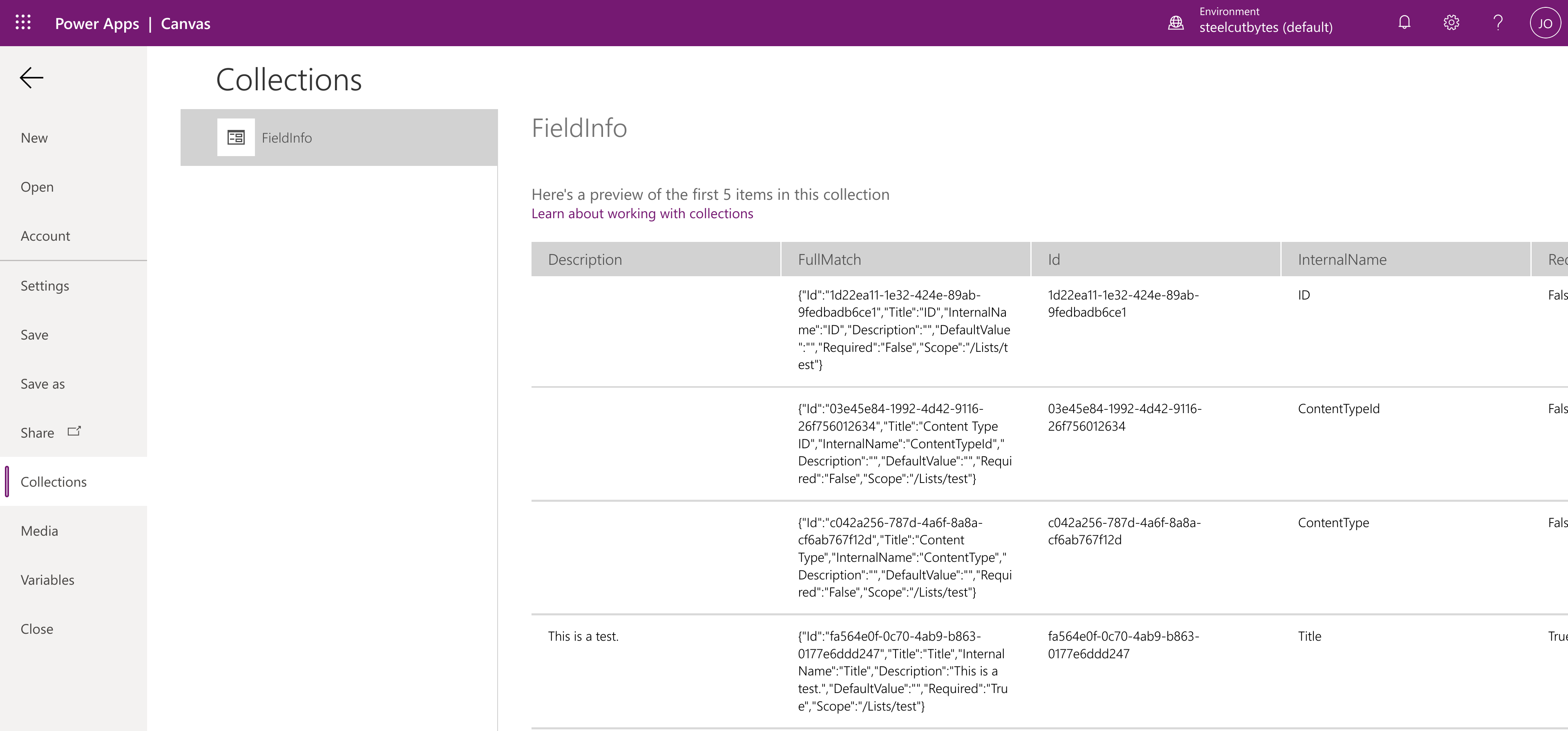 Easily Collect Array Data in PowerApps from a Flow – Steelcut Bytes